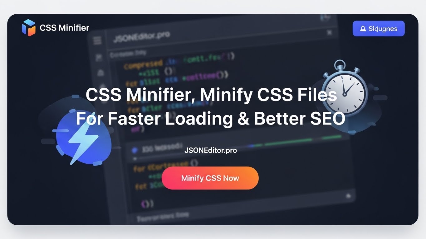 CSS Minifier, Minify CSS Files For Faster Loading & Better SEO
